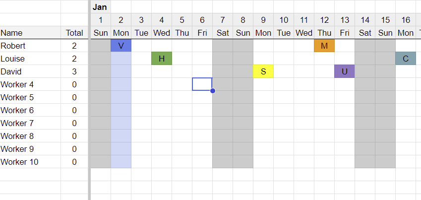 Employee Leave Tracker – Excels App