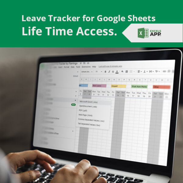 Leave Tracker for Google Sheets - Excels App