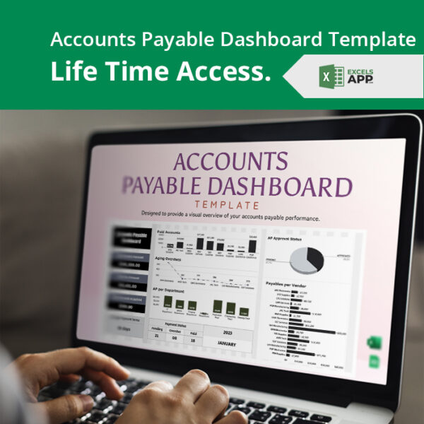 Accounts Payable Dashboard Template - Excels App