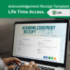 Acknowledgement Receipt Template - Excels App