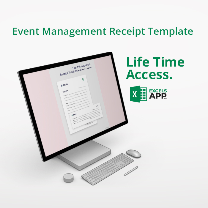 Event Management Receipt Template - Excels App