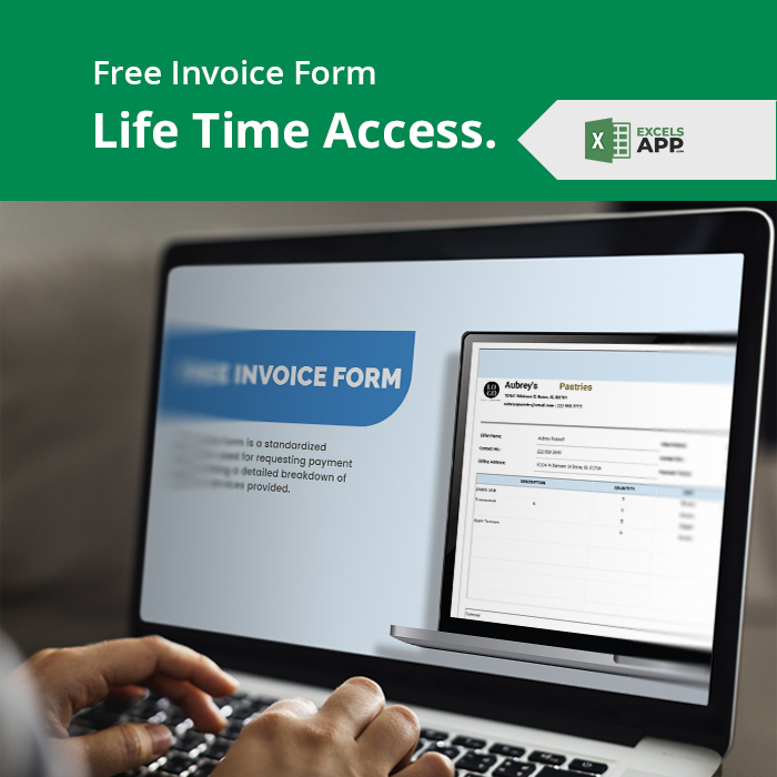 Free Invoice Form - Excels App
