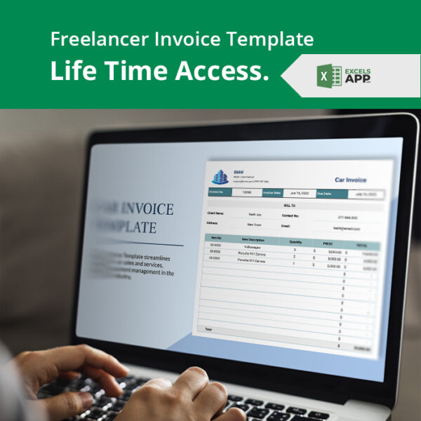 Freelancer Invoice Template - Excels App