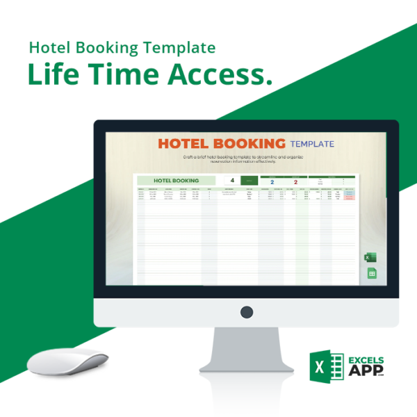 Hotel Booking Template - Excels App