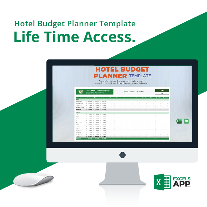 Hotel Budget Planner Template - Excels App