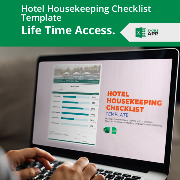 Hotel Housekeeping Checklist Template - Excels App