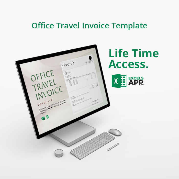 Bus Travel Invoice Template - Excels App