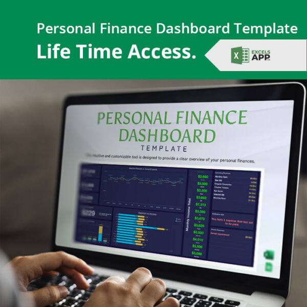 Personal Finance Dashboard Template - Excels App