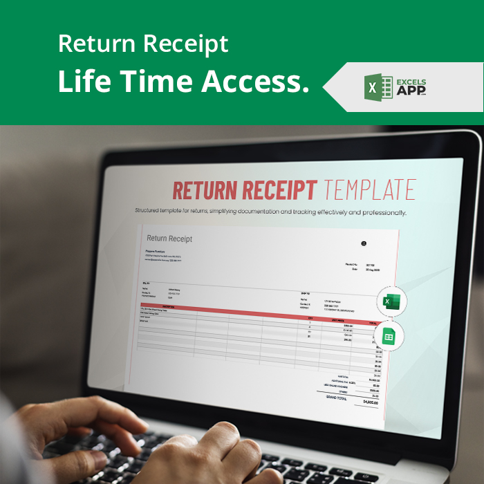 Return Receipt - Excels App