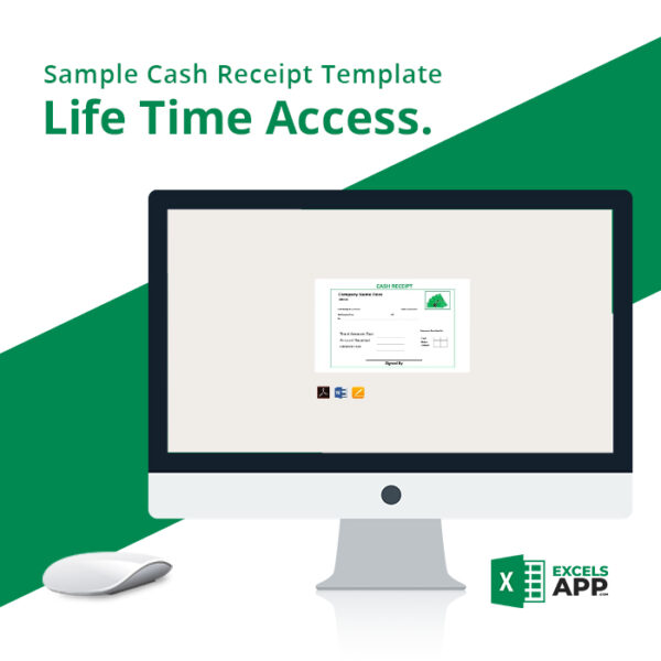Sample Cash Receipt Template - Excels App