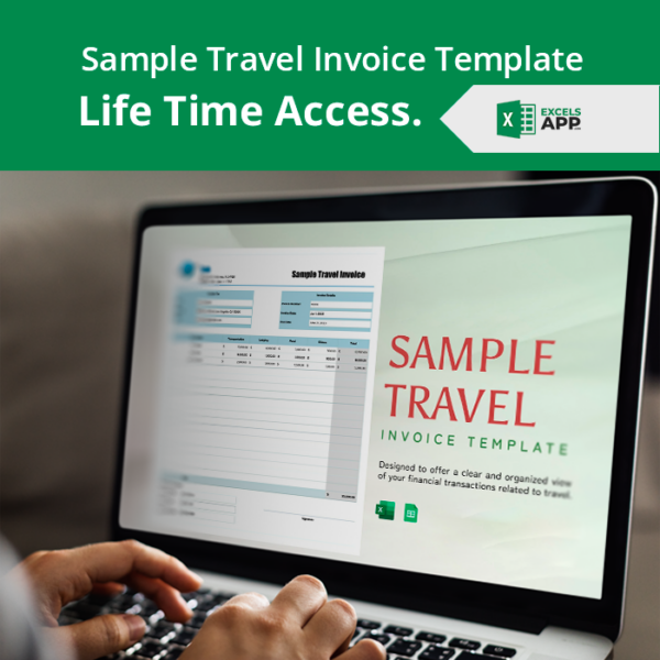 Sample Travel Invoice Template - Excels App
