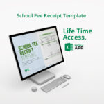 School Fee Receipt Template - Excels App