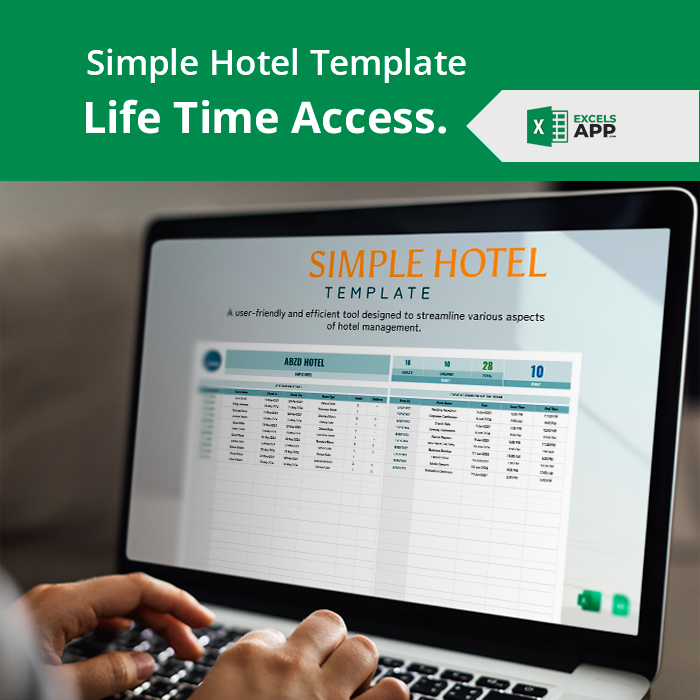 Simple Hotel Template - Excels App