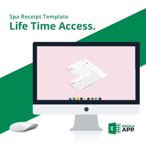 Spa Receipt Template - Excels App