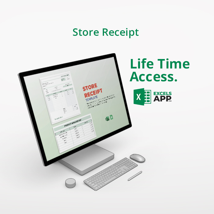 Store Receipt - Excels App