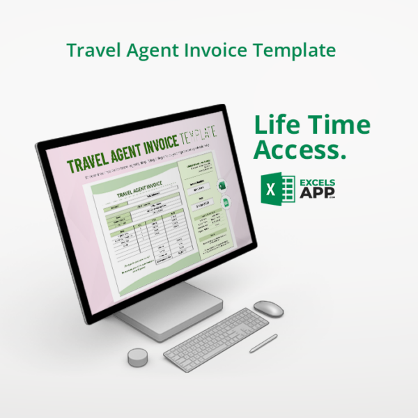 Travel Agent Invoice Template - Excels App